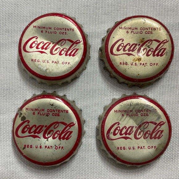 Coca Cola | Other | Lot Of 4 Very Vintage Coca Cola Coke Soda Cola Pop ...